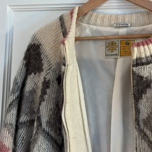 Vintage | Jackets & Coats | Vintage Icelandic Wool Zip Up Sweater ...